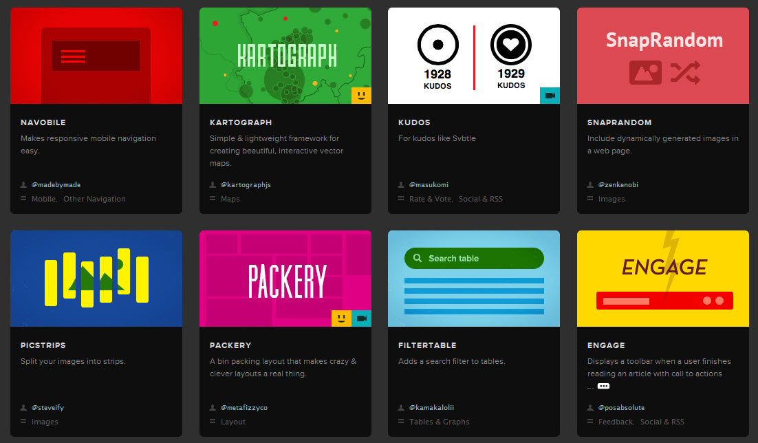Unheap: Repositorio de plugins jQuery