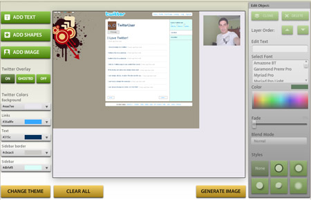 Herramienta para personalizar el diseño de tu perfil de Twitter